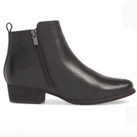 Blondo | Shoes | Blondo Lila Waterproof Bootie Leather Double Zipper ...